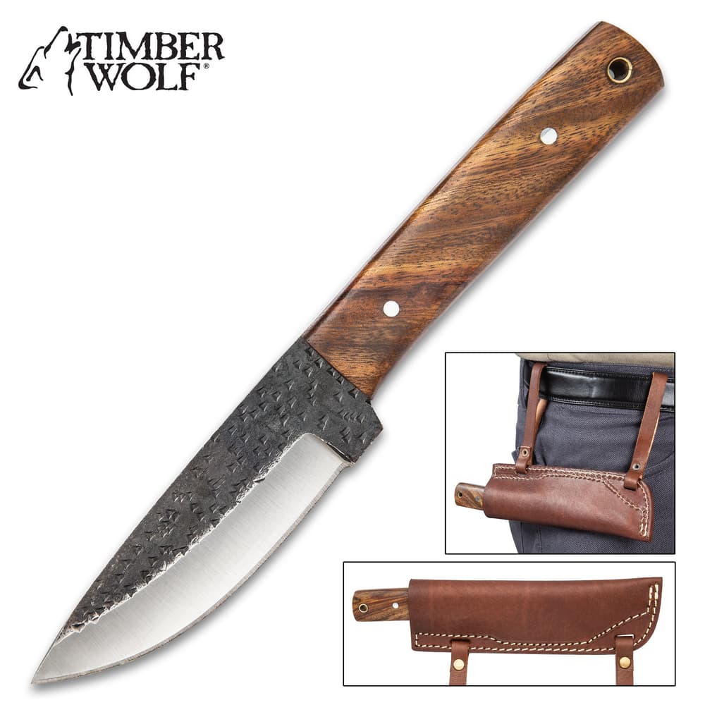 Timber Wolf Bushman Fixed Blade Knife With