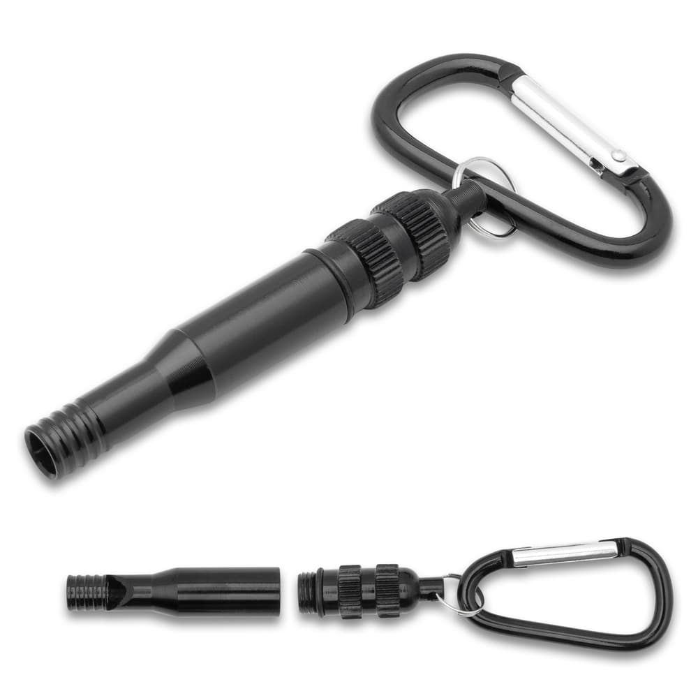 Trailblazer Survival Whistle and Carabiner