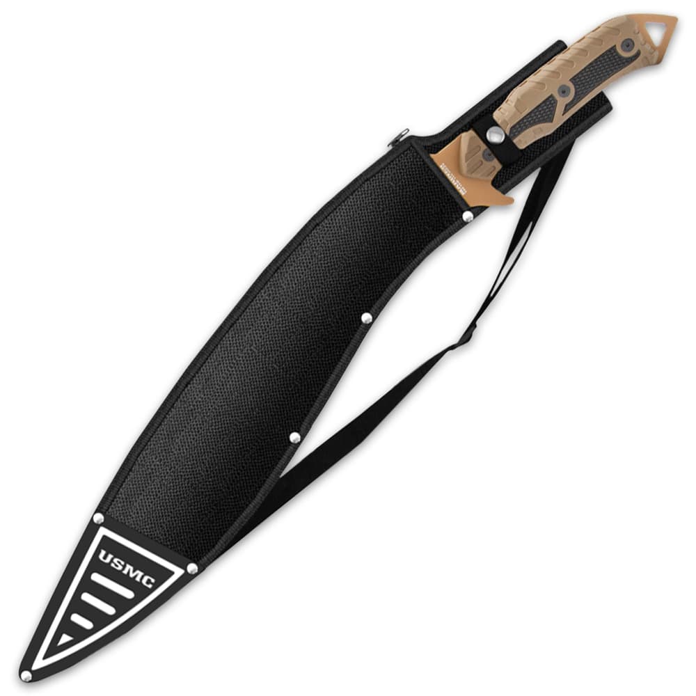 United Cutlery - 22" USMC Desert OPS Kukri Machete, Stainless Steel ...