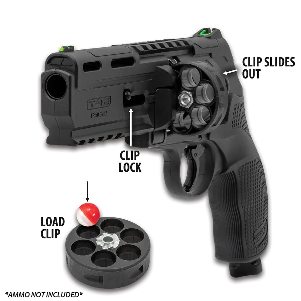 Revolver Paintball Pistol.