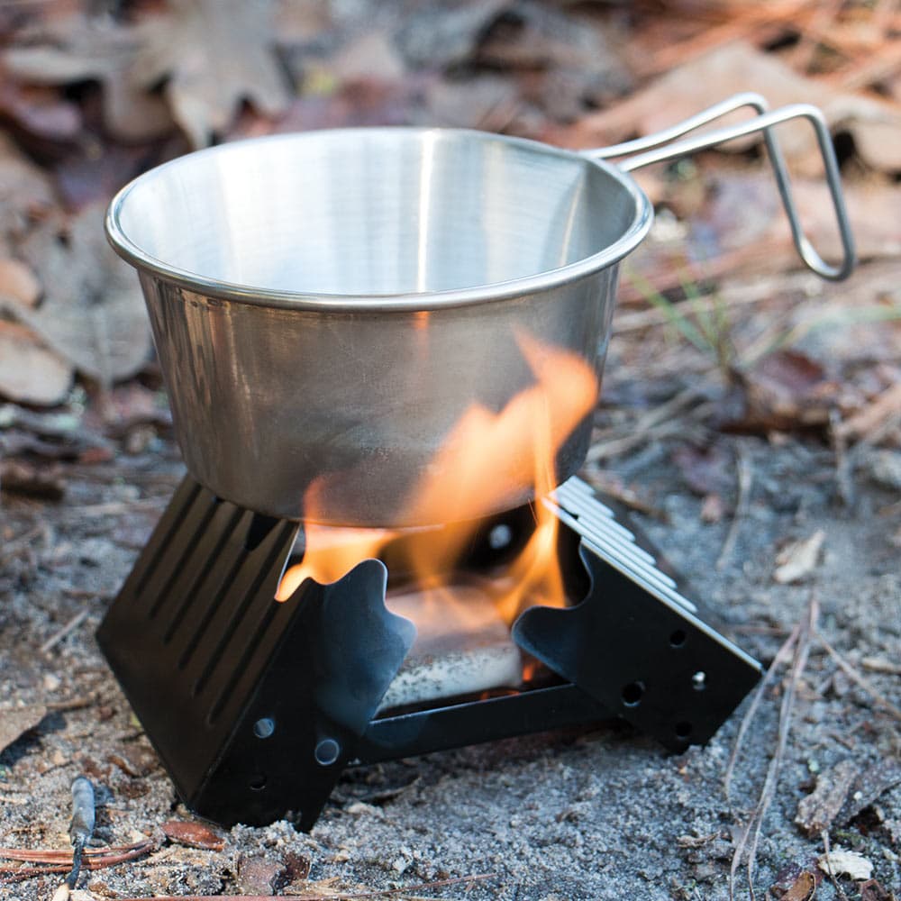 Folding Pocket Wood Stoves Esbit Folding Pocket Stove W/Solid Fuel