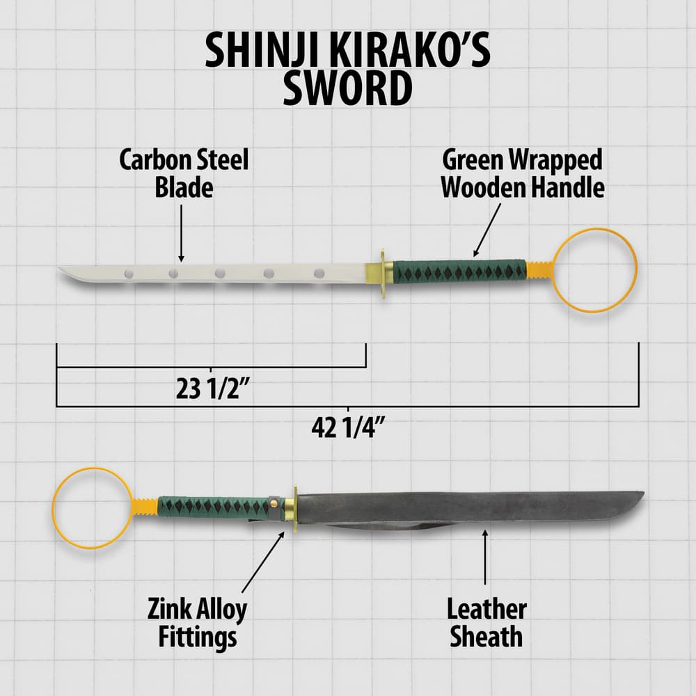 Shinji Hirako Sword Anime BLEACH Shinji Hirako Zanpakutou Japanese