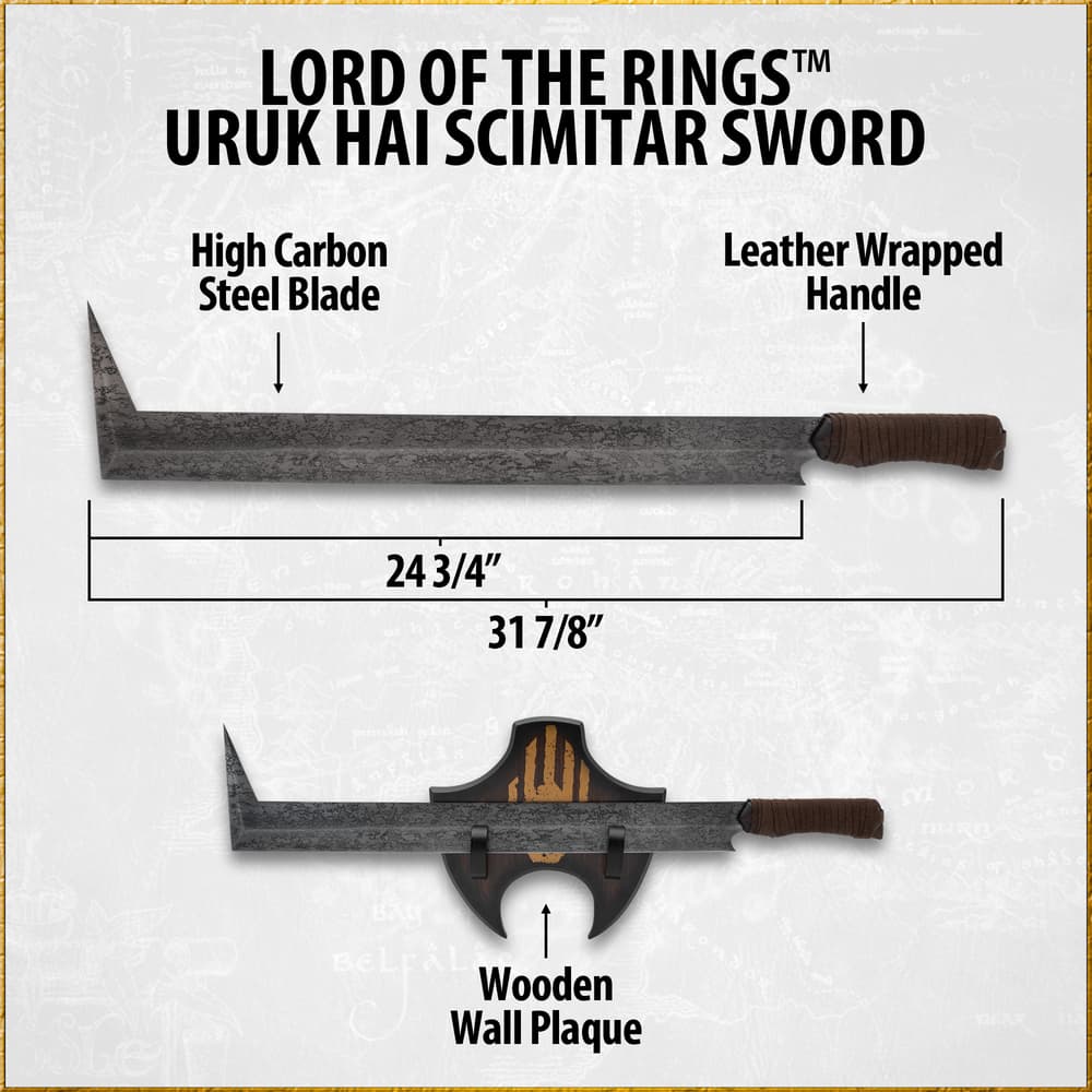 Uruk Hai Sword Scimitar Sword Swords Planet Scimitar Uruk Hai How To