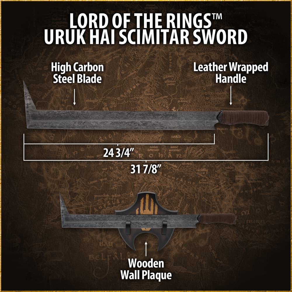 Uruk Hai Sword Scimitar Sword Swords Planet Scimitar Uruk Hai How To
