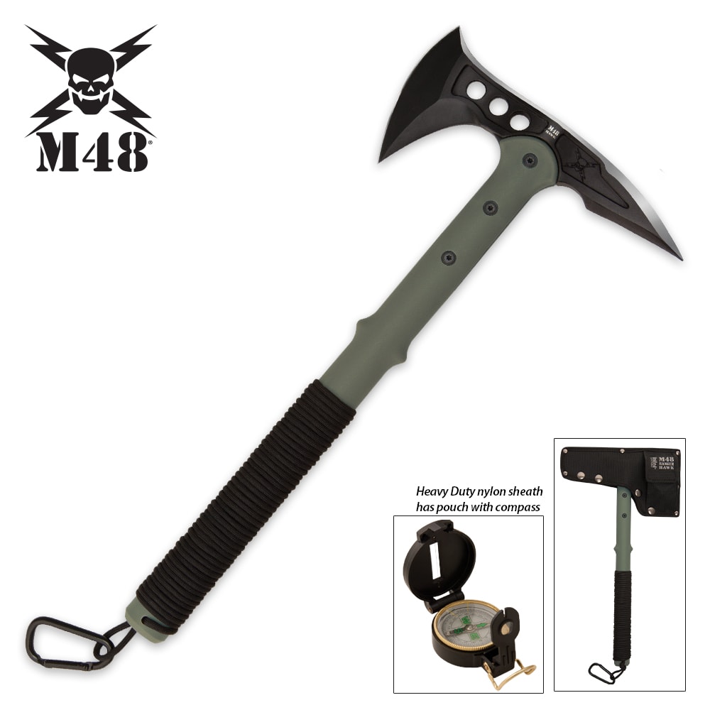 M48 Ranger Tomahawk Axe with Lensatic Compass
