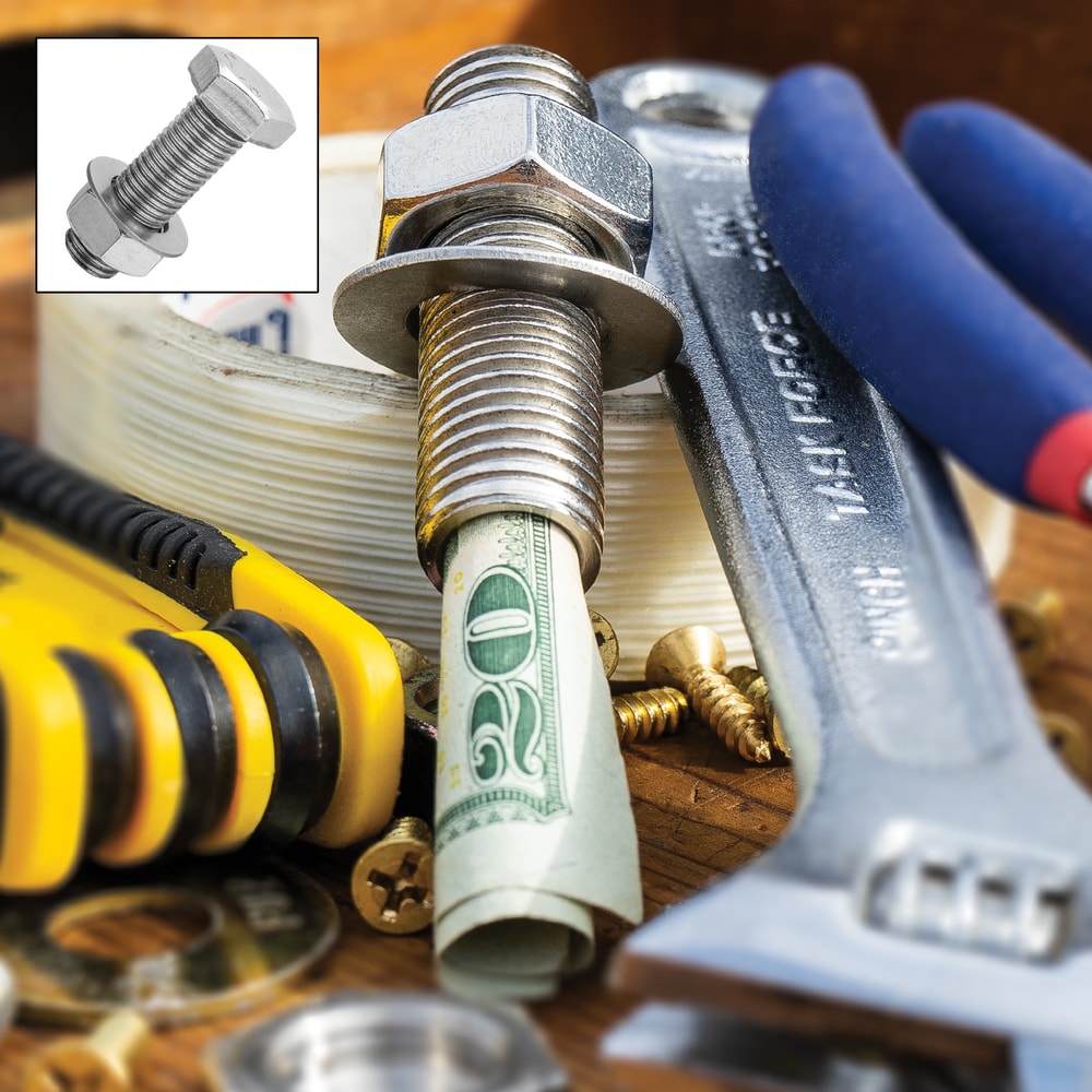 Discreet Spy Nut And Bolt Safe Constructed