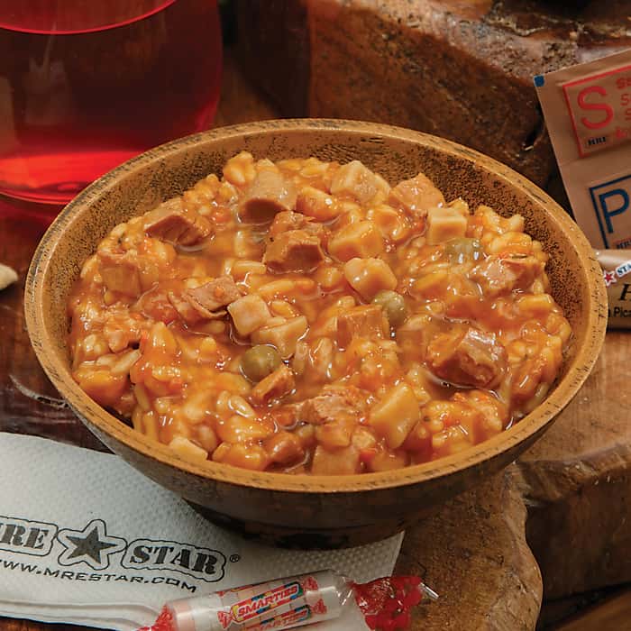 MRE Chicken And Rice With Vegetables Entrée