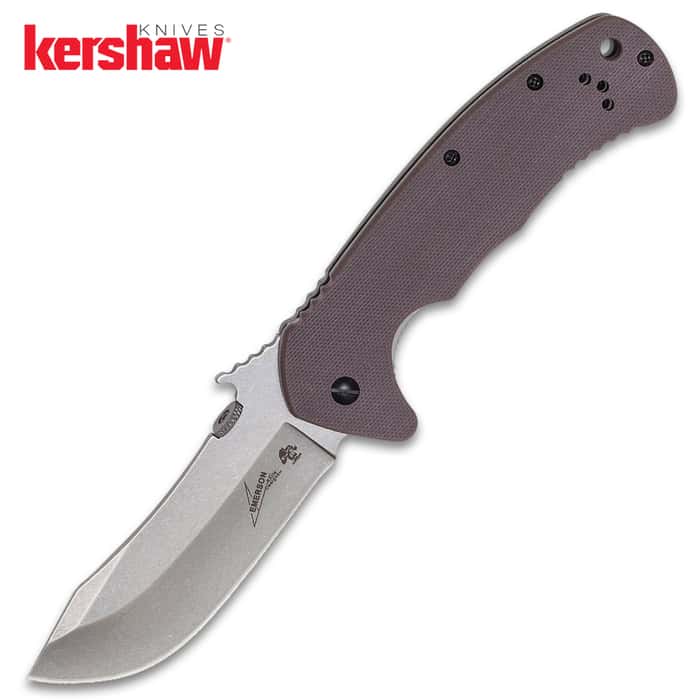 Kershaw Emerson Bushcrafting D2 Pocket Knife D2