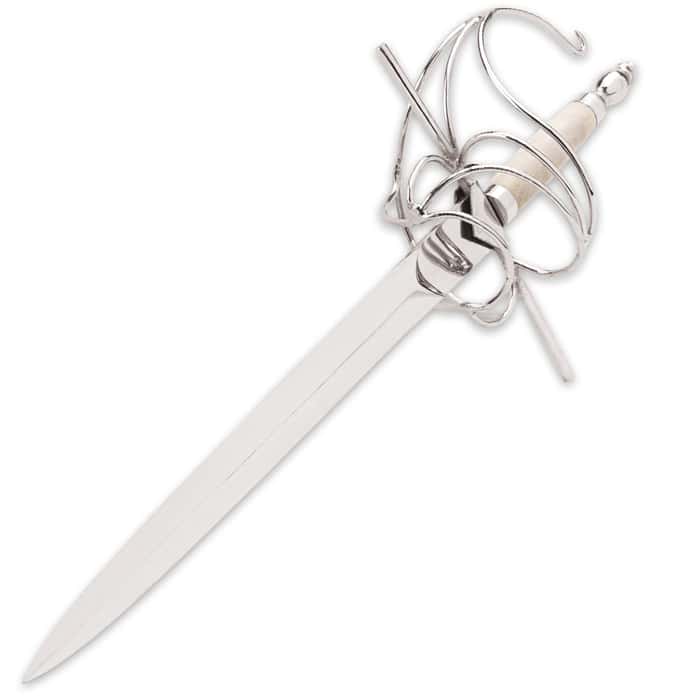 Classic Medieval Rapier Dagger With Scabbard High