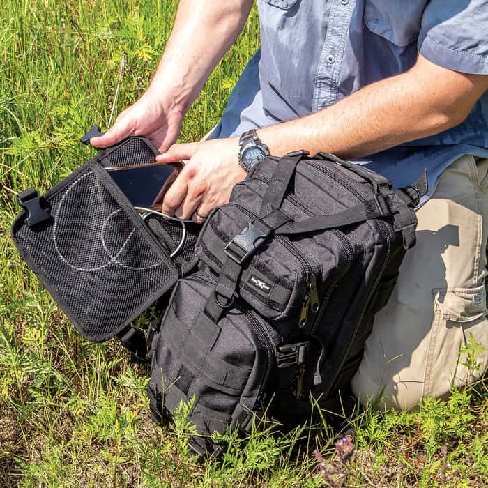 M48 OPS Tactical Solar Panel Backpack Charges