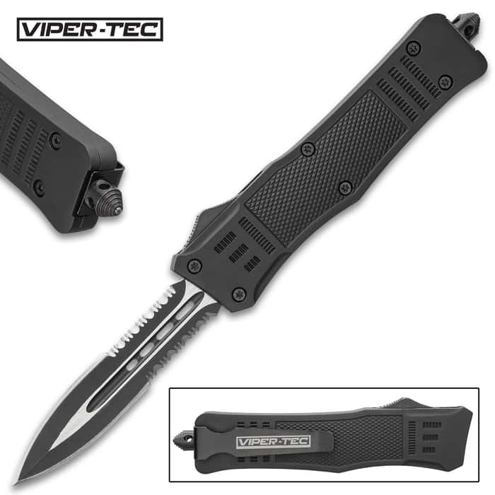 Viper Tec Phantom Series OTF Partial Serrated