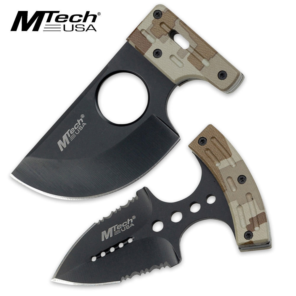 MTech USA Push Dagger & Small Blade Pair Desert Digital Camo | Kennesaw ...