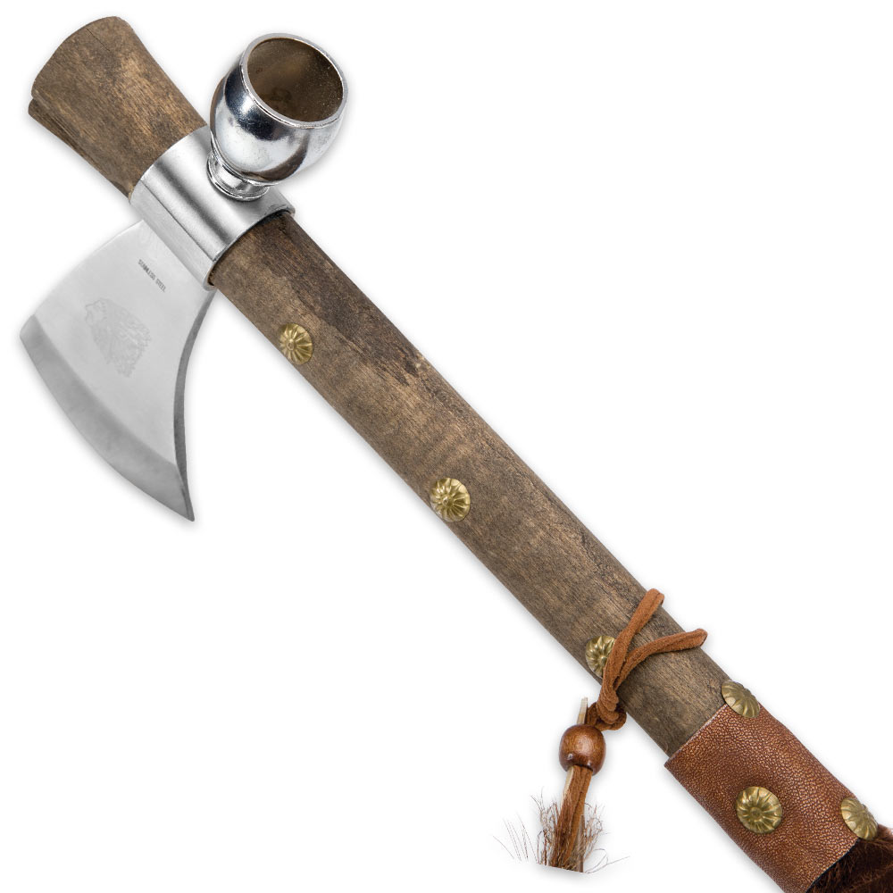 Chief's Ceremonial Tomahawk Pipe - 19" Historical Replica | Kennesaw ...