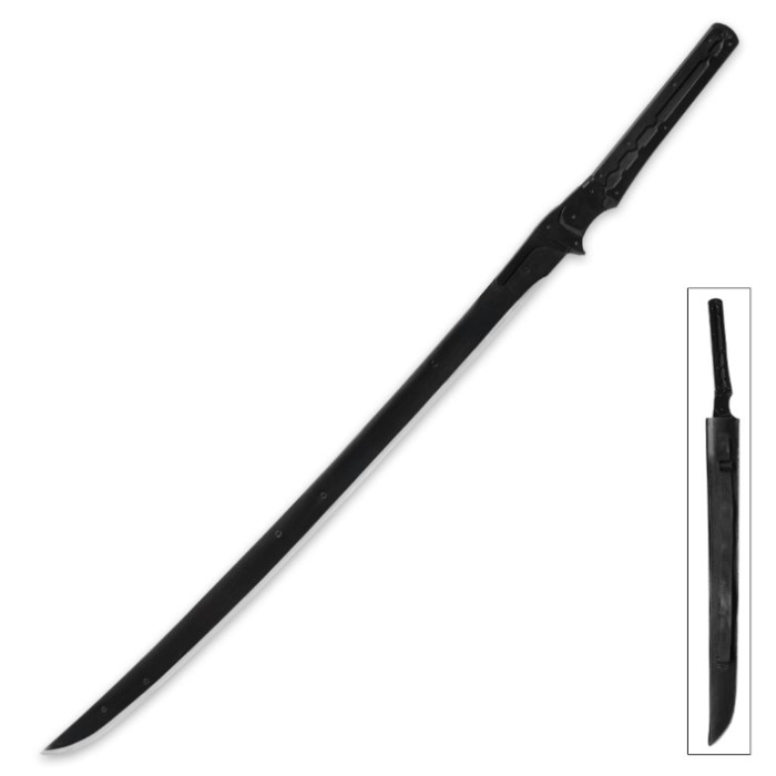 Black Ninja Razor Blade Sword | BUDK.com - Knives & Swords At The ...