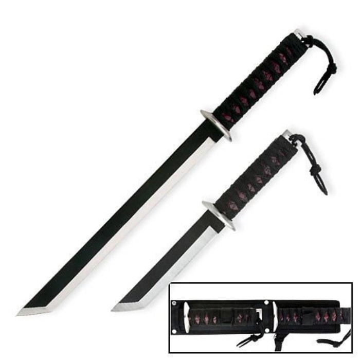 2 Piece Ninja Sword Set | BUDK.com - Knives & Swords At The Lowest Prices!