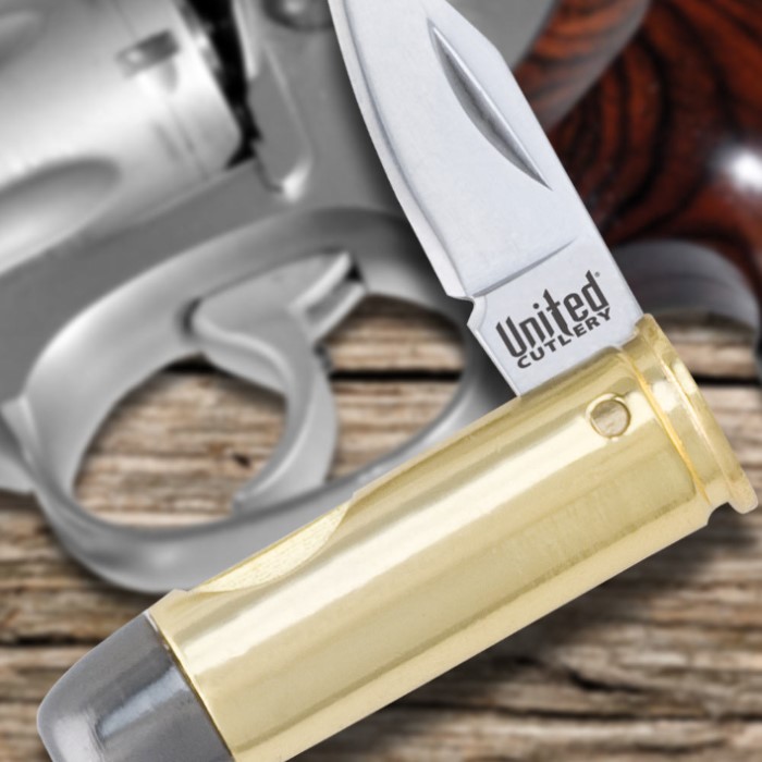44 Magnum Bullet Pocket Knife | Kennesaw Cutlery