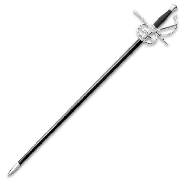 Dueling Rapier Sword And Scabbard – Stainless Steel Blade, ABS And ...