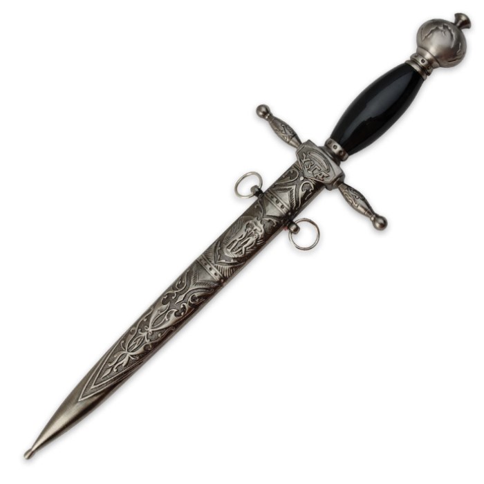 Medieval Knights Dagger Knife with Scabbard | CHKadels.com | Survival ...